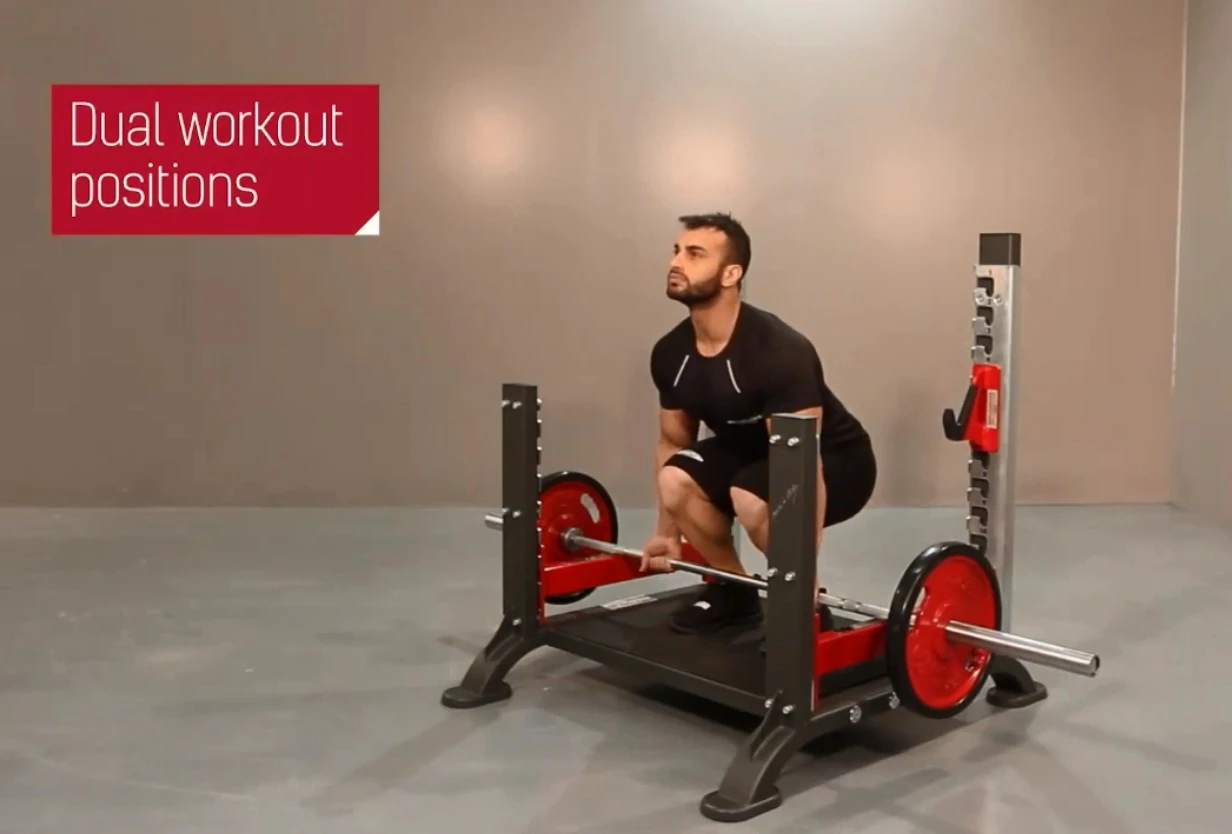 Commercial Strength Training Plate Loaded Power Squat Rack Platform ...