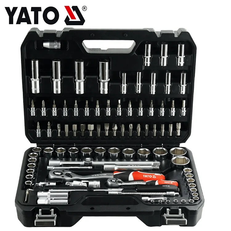 Yato Yt-12681 Car Vehicle Toolbox Auto Repair 94pcs Force Socket Sets ...