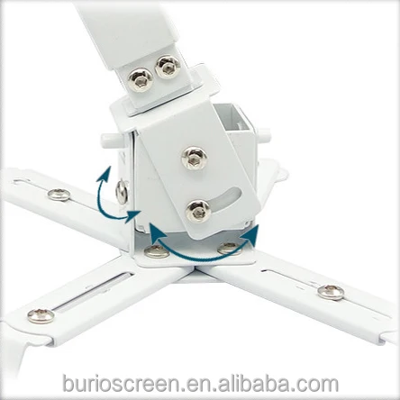 Universal Adjustable Ceiling Projector Mount - 1-Year Warranty