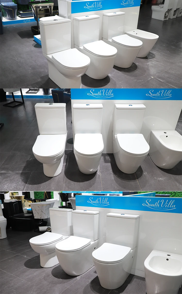 Factory Sanitary Ware Water Closet Commode Gravity Flushing Ceramic Two ...