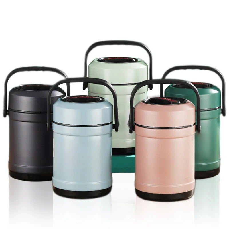 1.5L Keep Warm Double Wall Insulated Stainless Steel Food Container ...