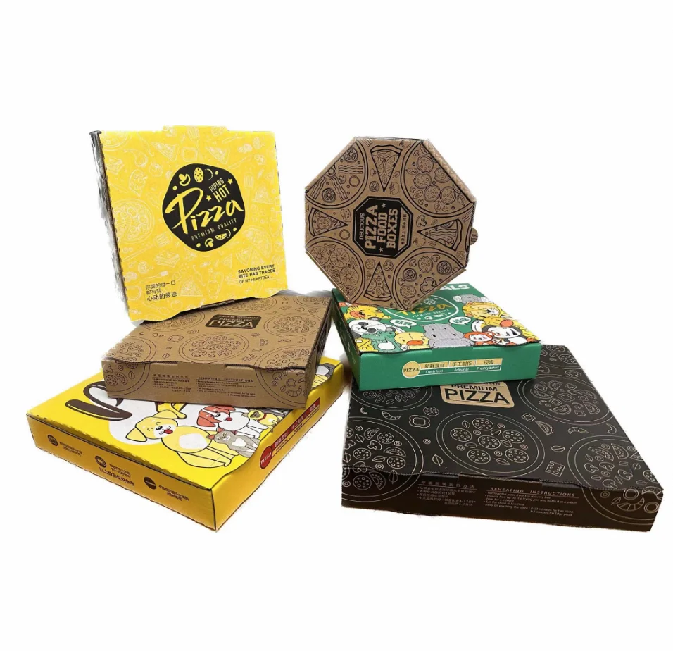 Pizza Boxes China Pizza Hot Box Pizza Box Single Layer Board - Buy ...