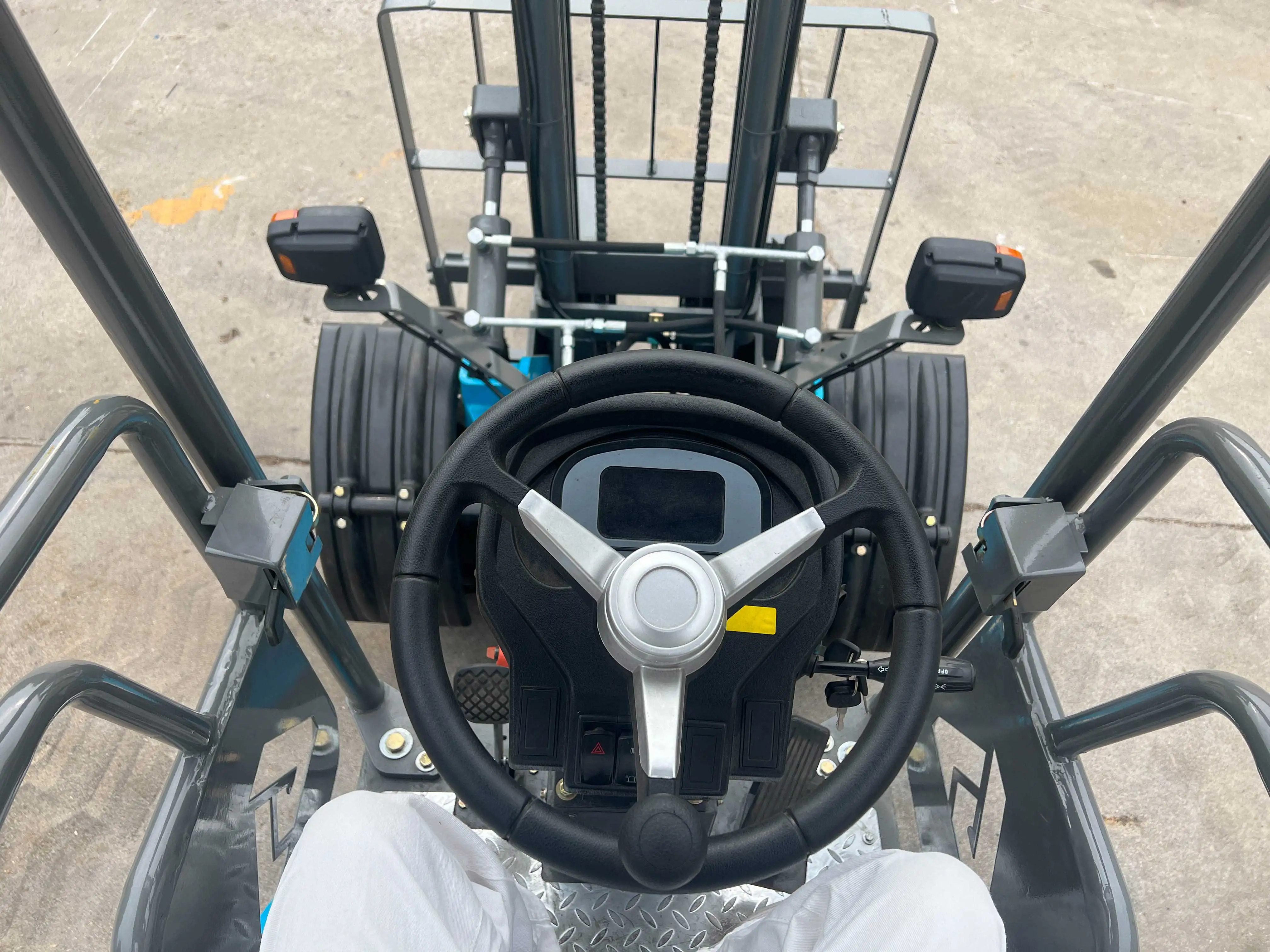 Aolite Fl12 Electric Forklift Loader Electric Mini Front End Compact ...