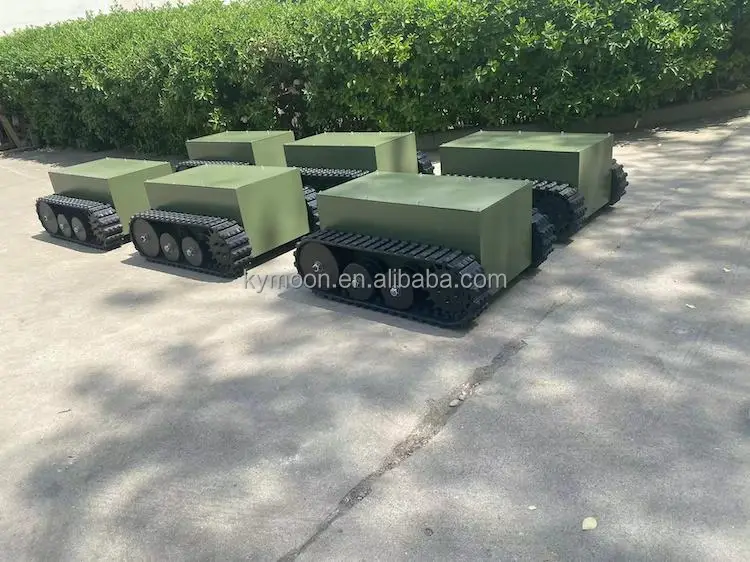 Rubber Crawler Tracked Vehicle Chassis - Durable & Versatile