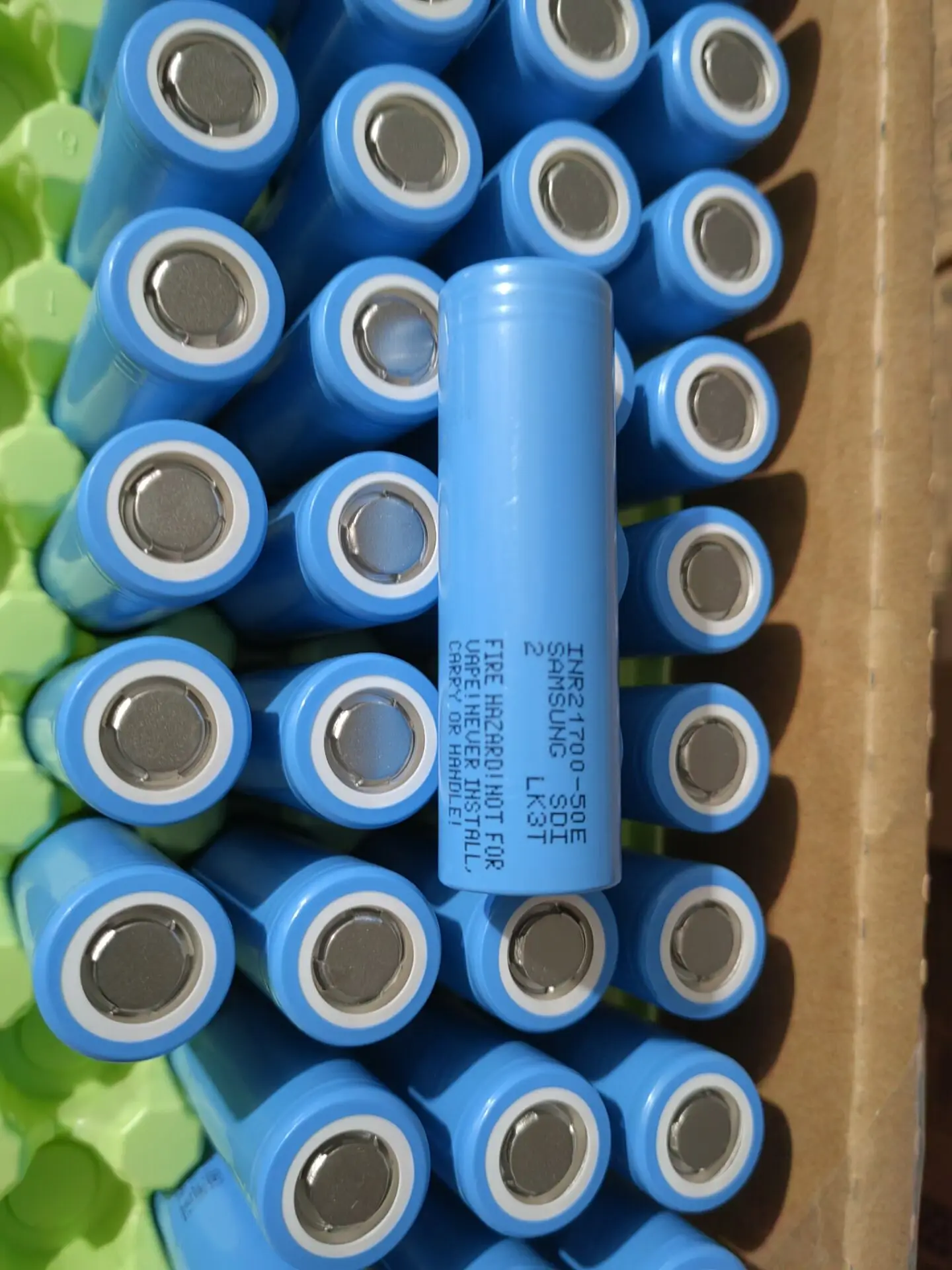 Lithium Li-ion Battery Inr21700 48g 3.7v 4800mah Battery Cell 21700 ...