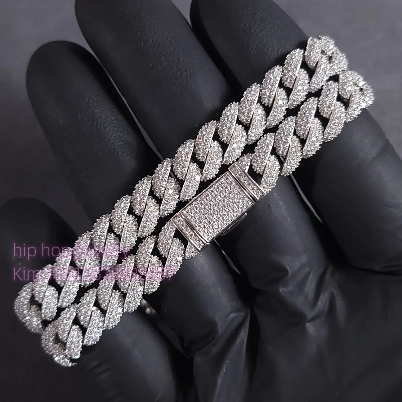 Hip Hop Hot Cuban Link Chain 10mm Width Gra Certificate Moissanite ...