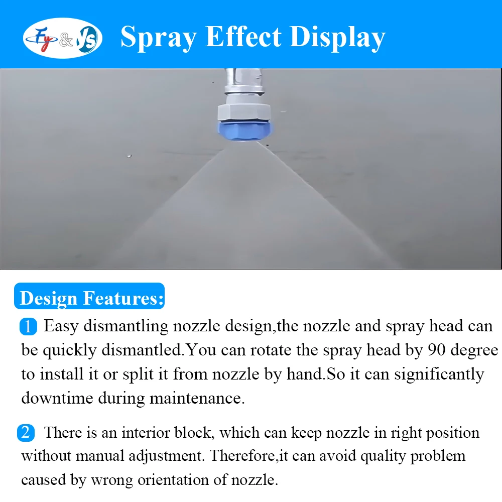 Industrial Plastic Quick Release Spray Nozzles - Durable & Efficient