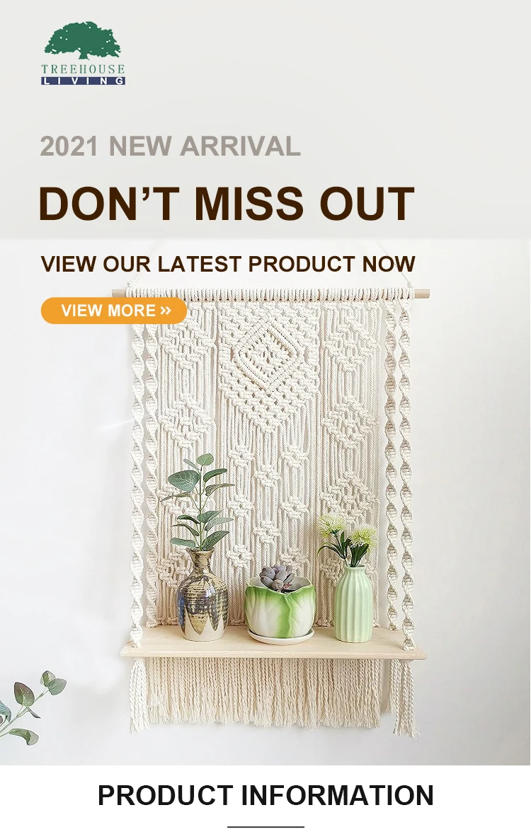 Macrame Rattan Decor Room Treehouse Decoration Wall Hanging - Buy ...