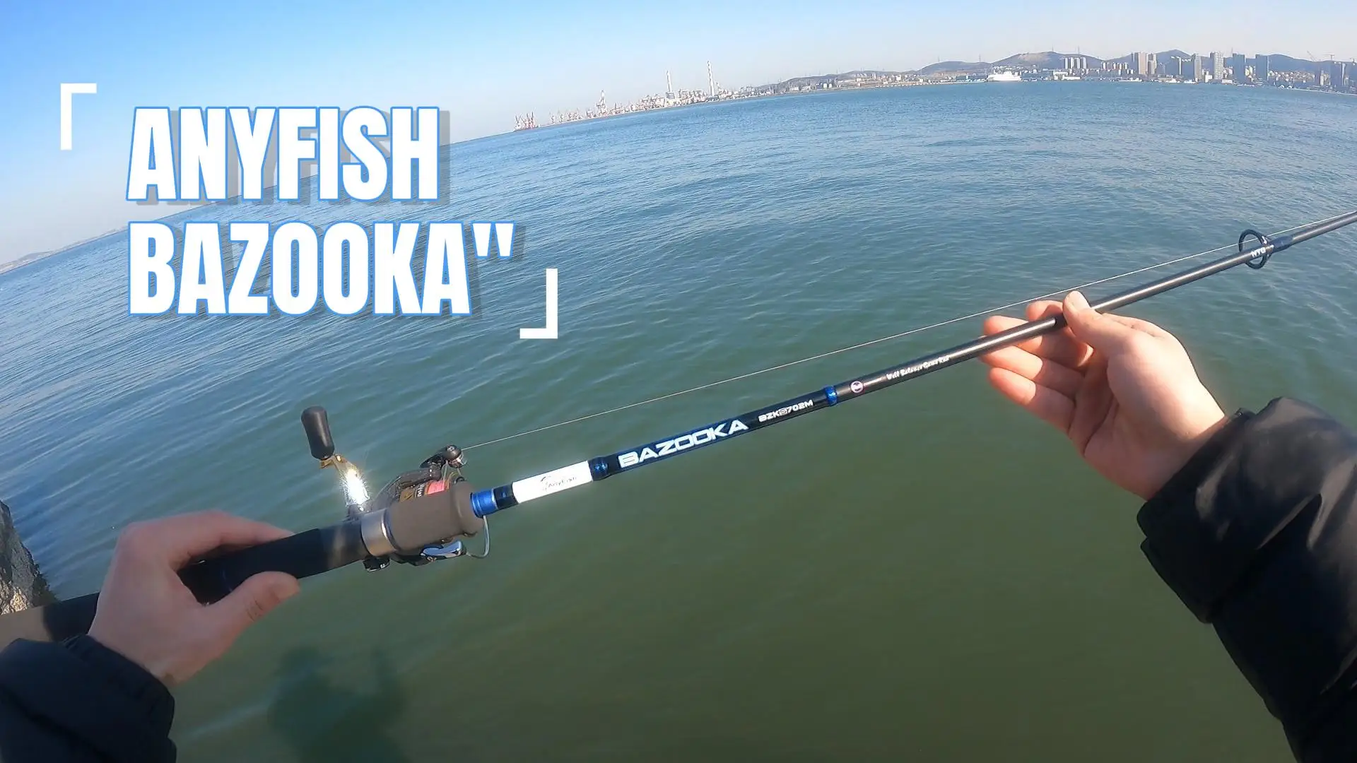 Anyfish Bazooka Fishing Rod Carbon Spinning Casting Lure Rod Fuji Guide ...