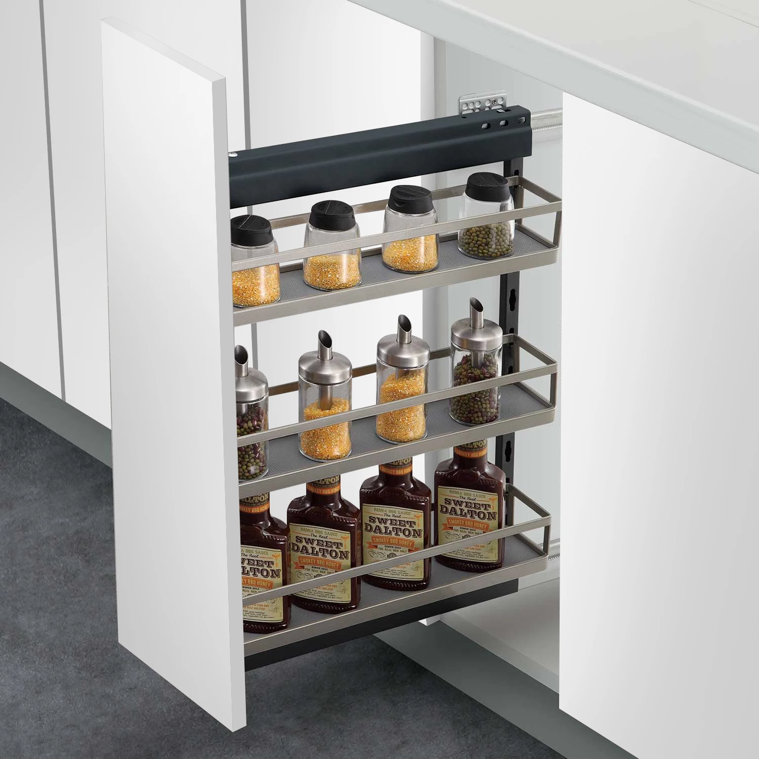 Multi Purpose Kitchen Storage Baskets - Soft Close Pull Out