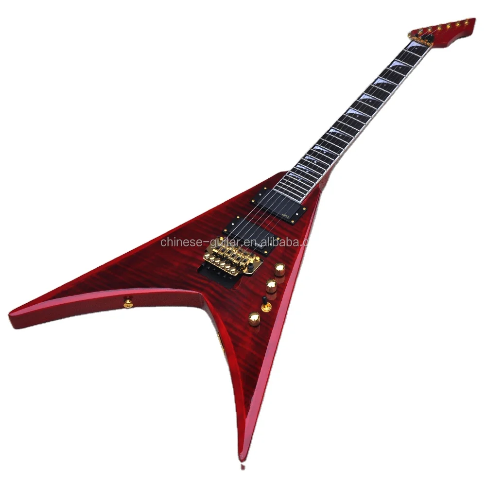 Flyoung Flying V Electric Guitar Musical Instrument Cheap Price Chinese ...