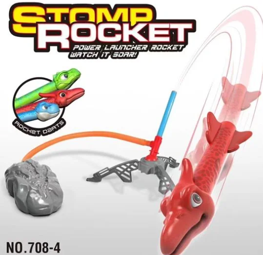 Flying Rocket Foot Step Rocket Launcher Outdoor Toys Family Fun ...