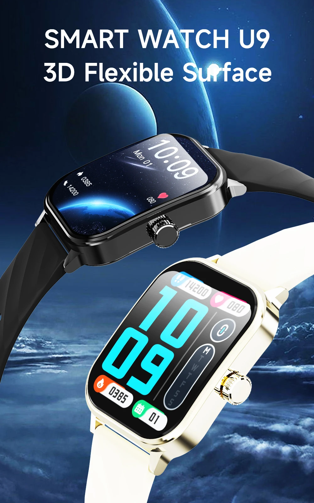 2024 NEW Fashion Smart Watch Hombre Relojes Inteligentes BT Call Health ...
