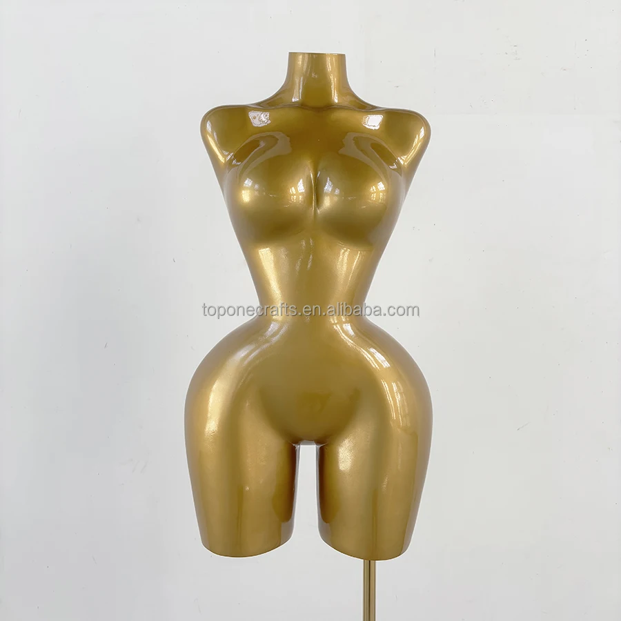 Curvy Female Plus Size Manikin BBL Dress Upper Body Dummy Big Butt Big ...