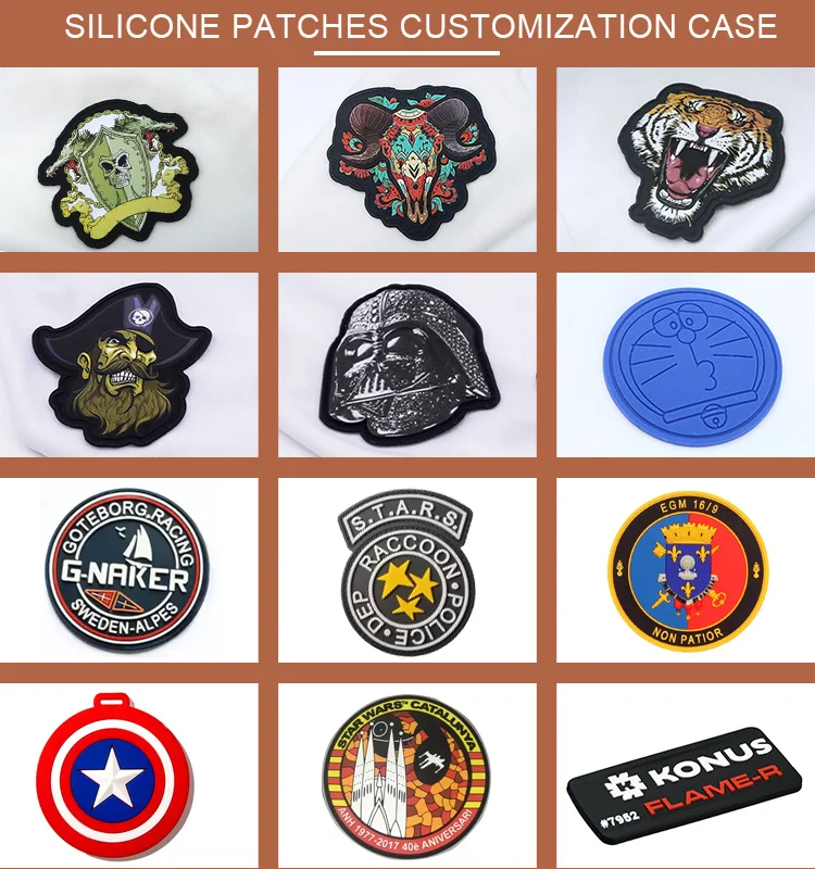 Factory Price Patch Tactical Silicone Patches For Clothing Customized ...