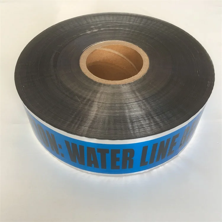 Underground Detectable Warning Tape - Traceable & Magnetic