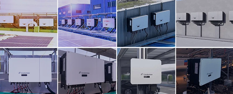 String Inverter Three Phase On Grid Solar System Canadian Grid Tie ...