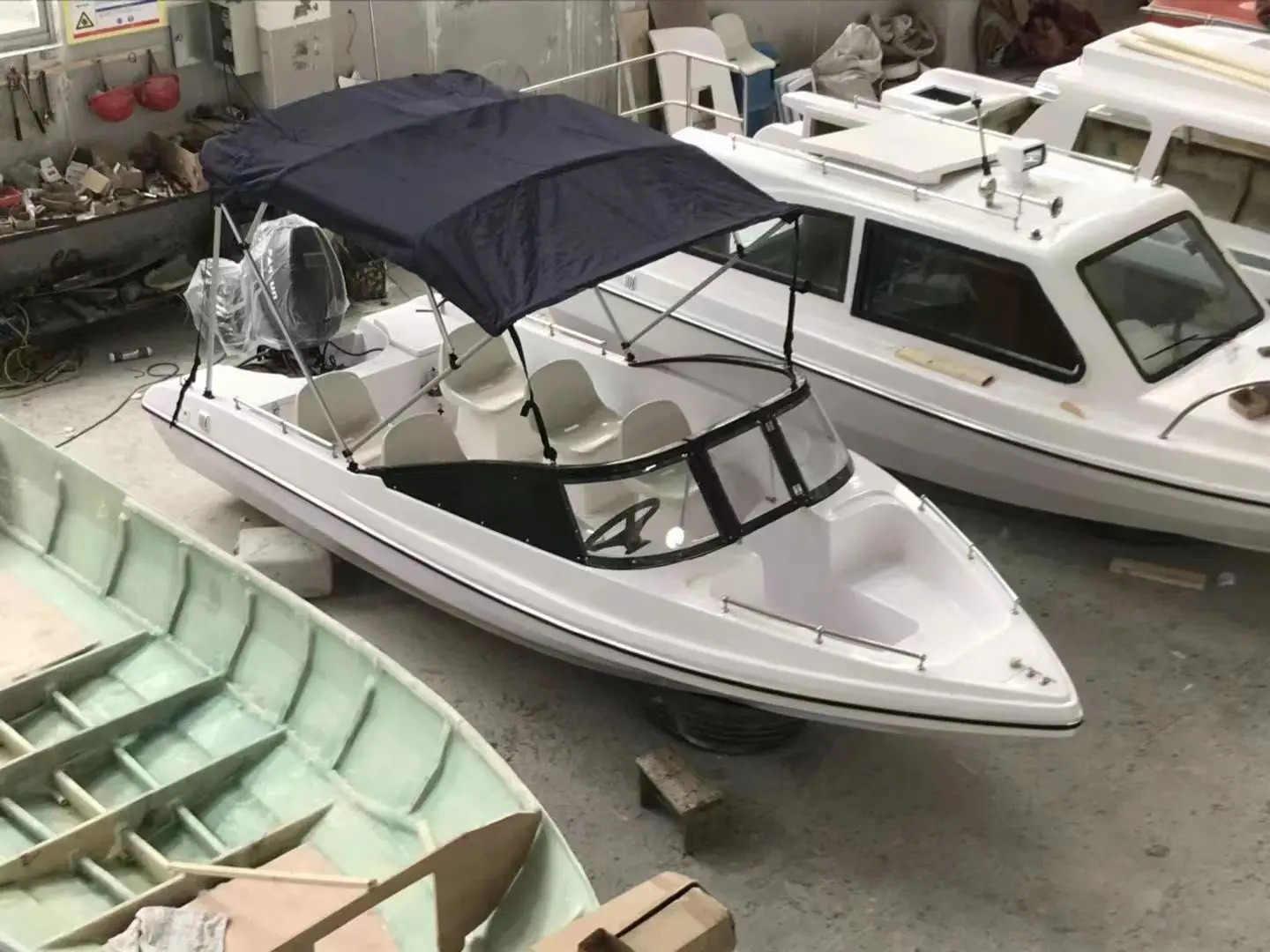 Glass Fiber Reinforced Plastic Speedboat 4/6/8 People Open Boat ...