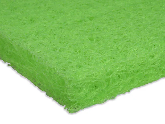 Green Spiral Filter Mat 200x100x4cm - Japanese Quality
