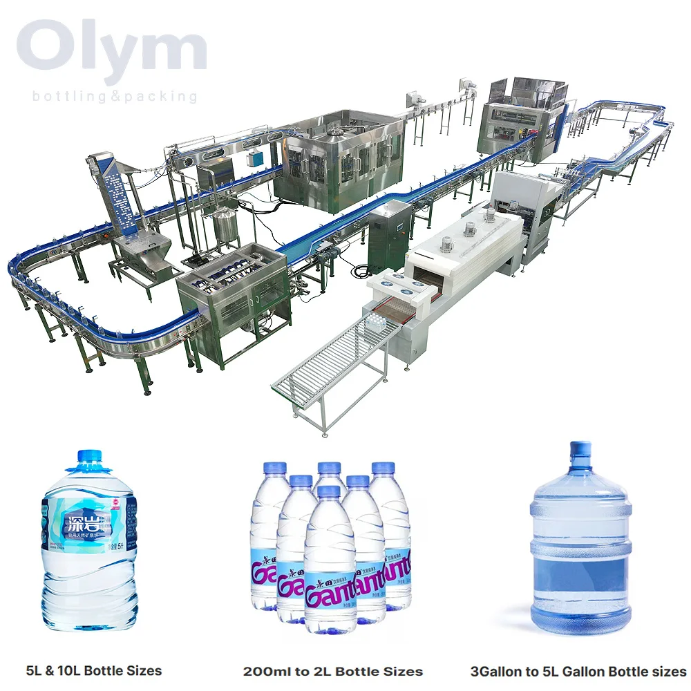 Cgf Series Water Rinser Filler And Capper 3-in-1 Unit Bottle Filling ...