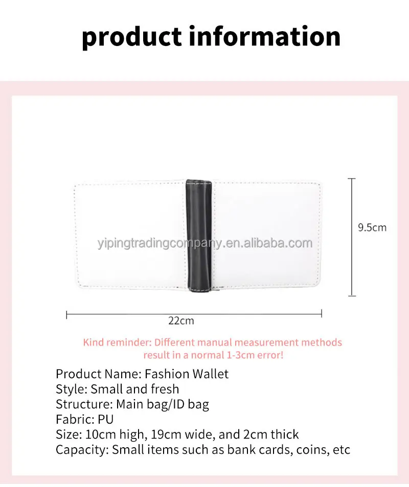Sublimation Wallet Blank - Create Your Dream Design