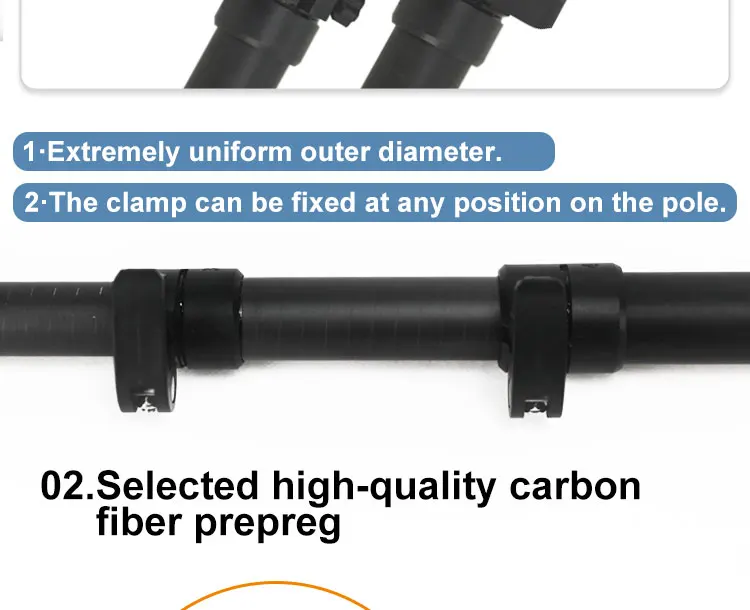 Hofi Carbon Fibre Telescopic Poles Carbon Fruit Picking Poles With ...