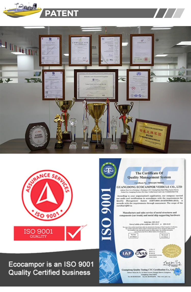 Kindle-ecocampor Aluminum Row Boat 18ft - Perfect for Fishing