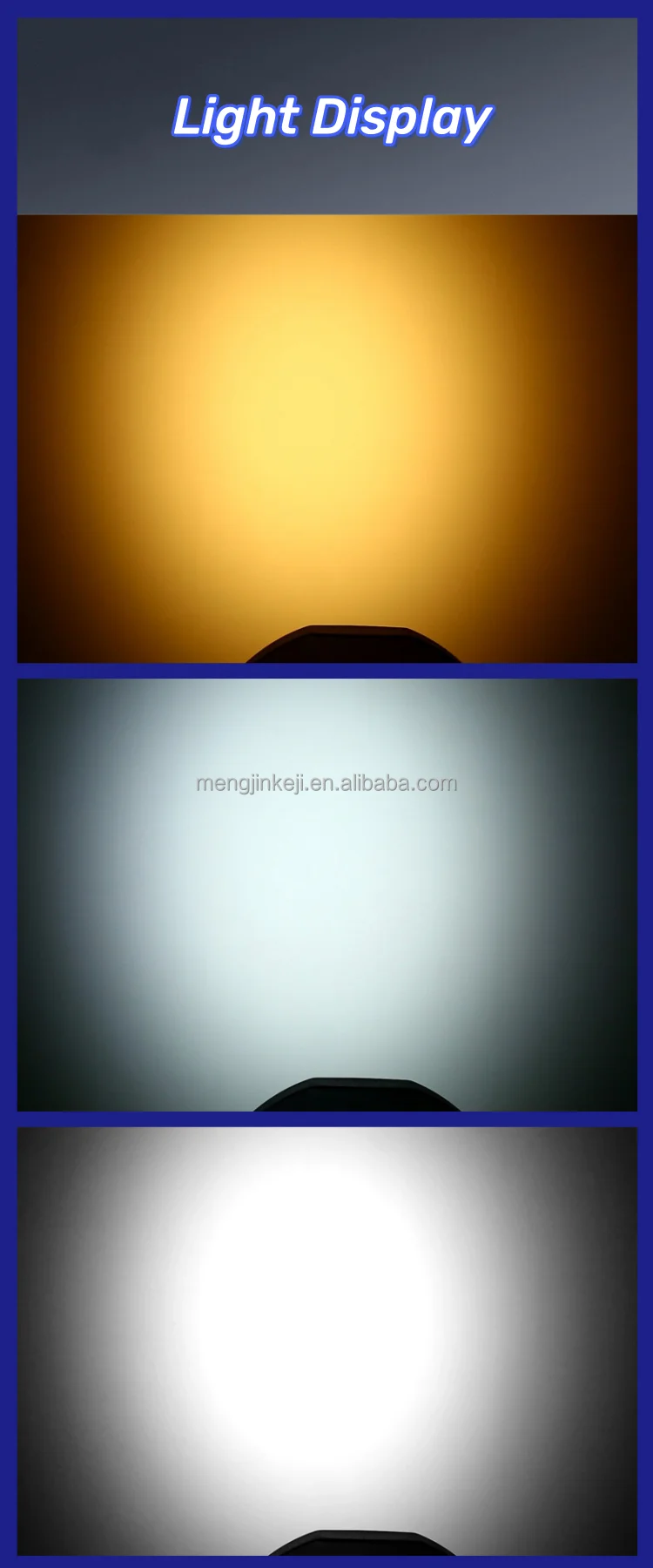 Super Bright White Warm 2in1 300W Movie Video Light Zoom Focus Led Cob ...