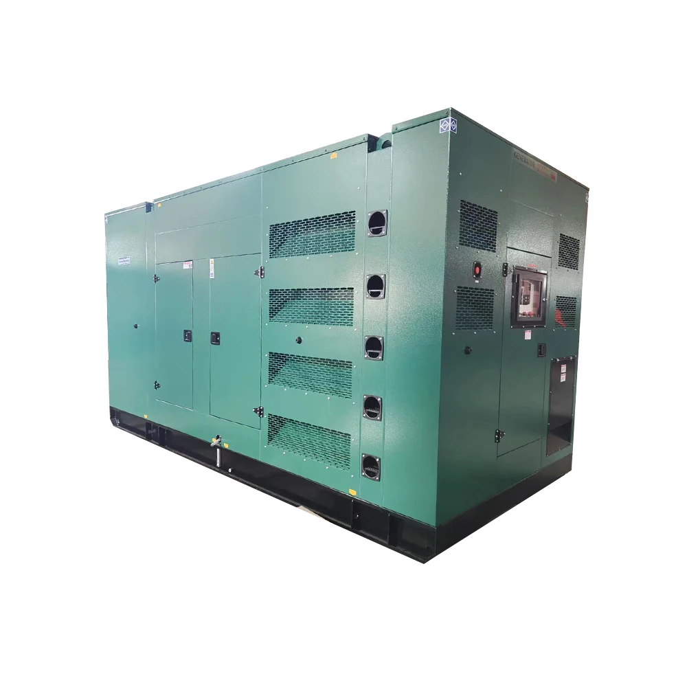 wholesale 500kw 600kw 3 phase diesel engine alternator silent box ...