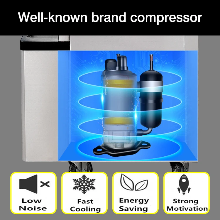 Professional Ice Cream Machine Agitator Ice Cream Machine for Party 3 ...