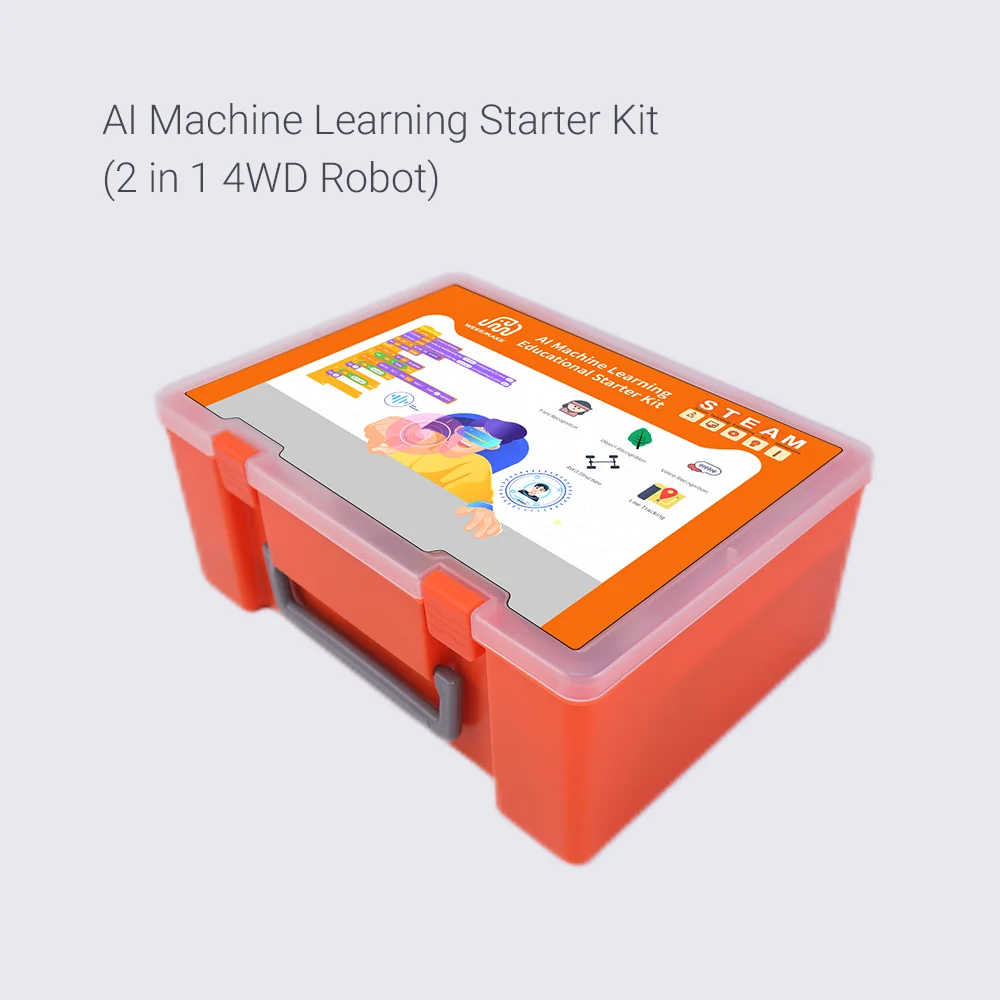 Weeemake Metal 4WD Mecanum Wheel Ai Machine Learning K210 Developer Kit ...