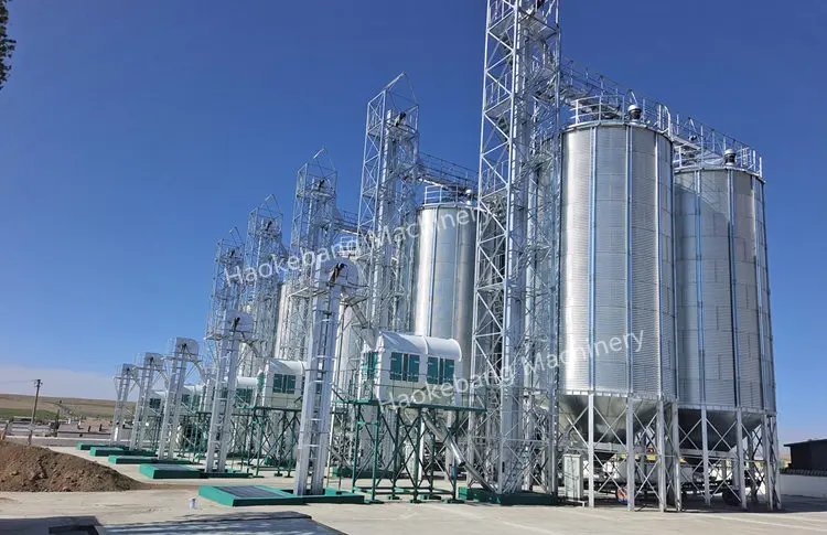 Sawdust Storage Silo Farm Use Cereal Storage Grain Wheat Steel Silo