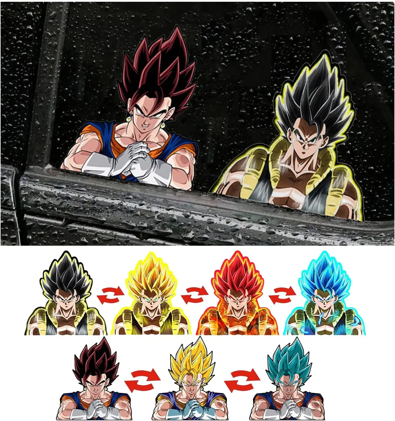 Lenticular Peeker Sticker Lenticular Jujutsu Kaisen Sticker Anime ...