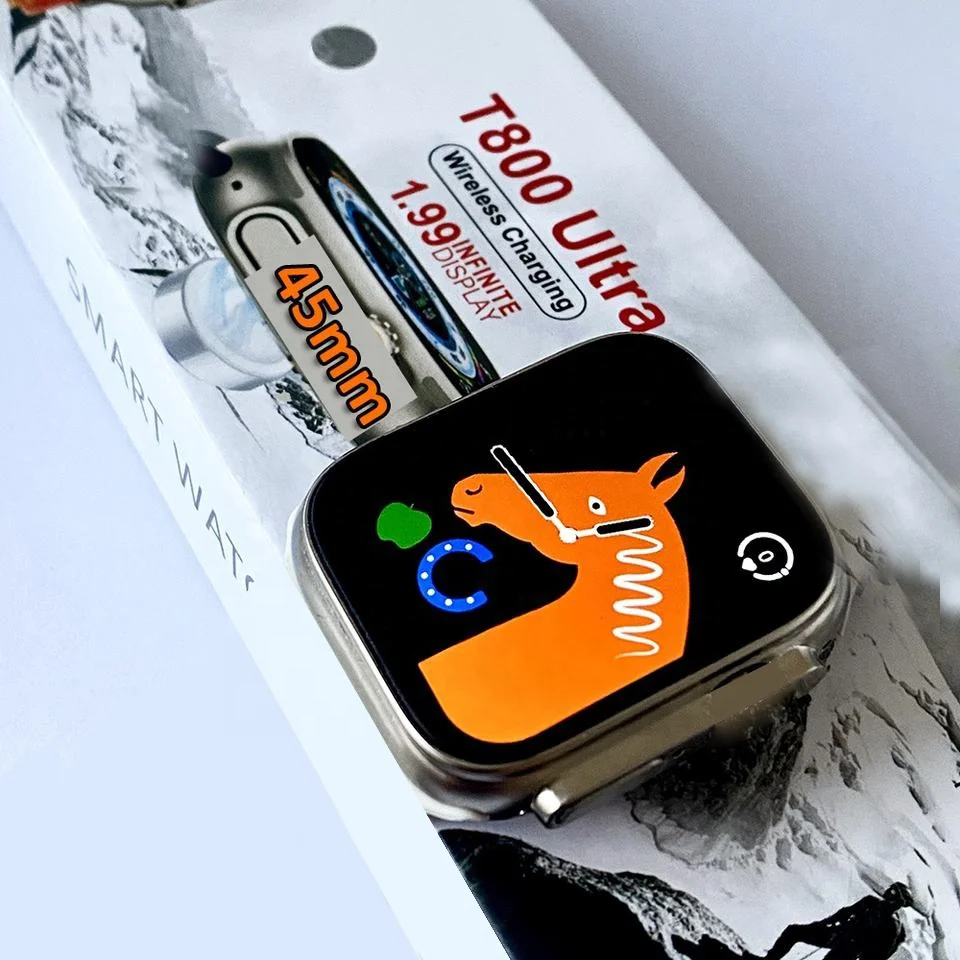 T800 Ultra Smartwatch Series 8 Montre Reloj Inteligente 45mm Heart Rate ...