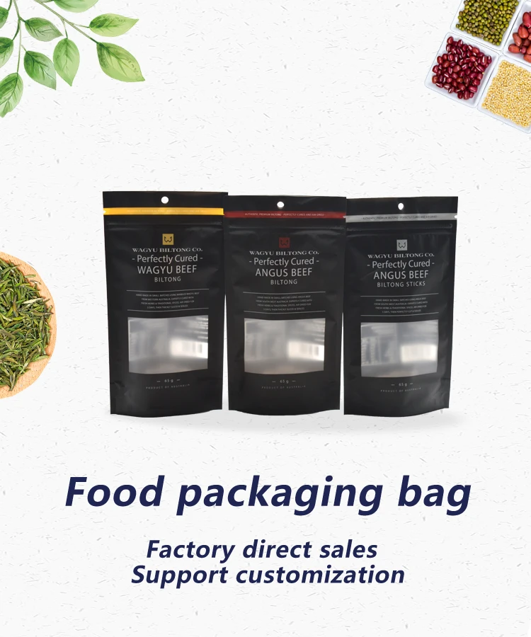 Custom Printing Kimchi Mylar Plastic Zip Lock Pouches