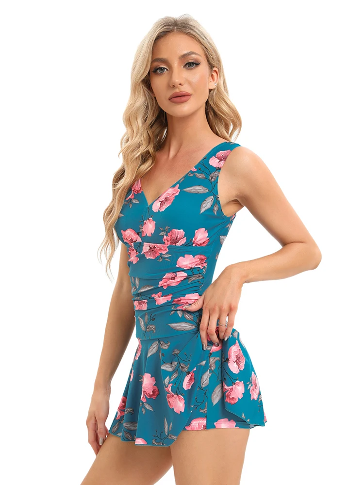 Hot Selling Swimming Pool Wear Ladies Modest Dresses Female Swimsuit ...