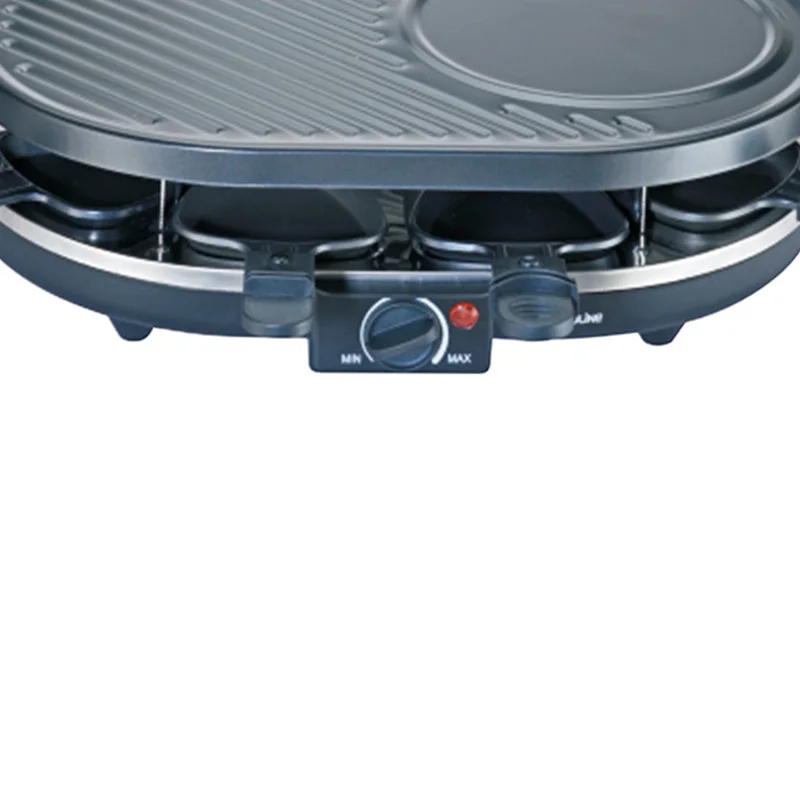 GS CB Electric Oval Grill Griddle - 3-in-1 Raclette Grill