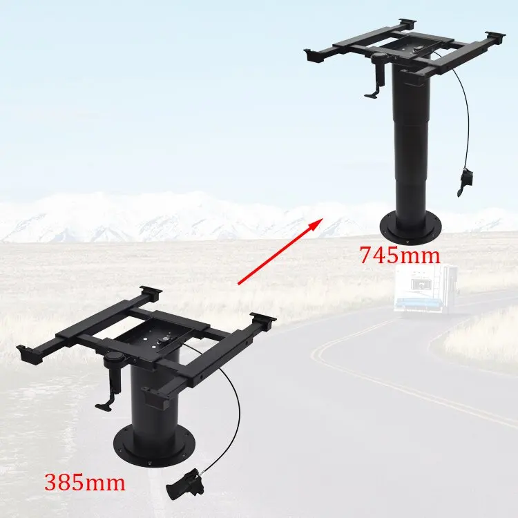 Adjustable Table Pedestal Detachable Table Base Stand Leg Base Mount ...