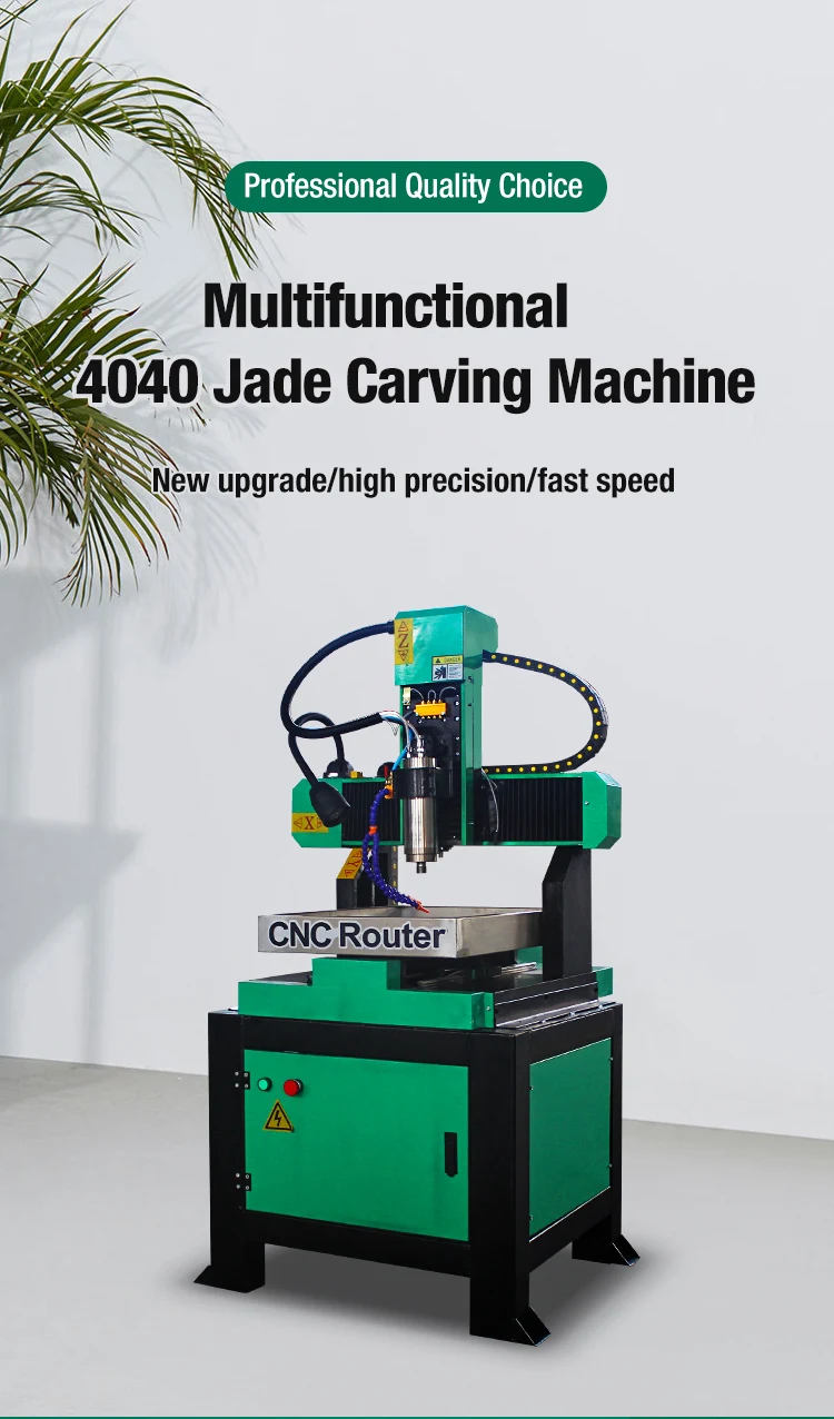 4040/6060 Cnc Jade Carving Machine Stone Engraving Machine Changjun ...