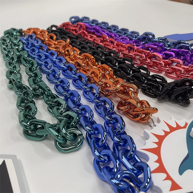 Large Logo Plastic Big Chain 3d Necklace Eva Foam Fan Football Teams ...