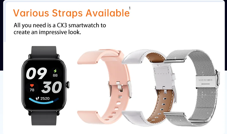 Starmax CX3 Smart Watch - Advanced Fitness & Health Tracker