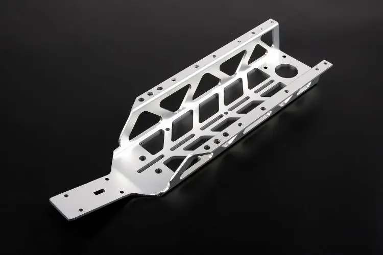 6500161 Metal Aluminium Rc Gas Car Main Frame Chassis For 1/5 Scale Hpi ...
