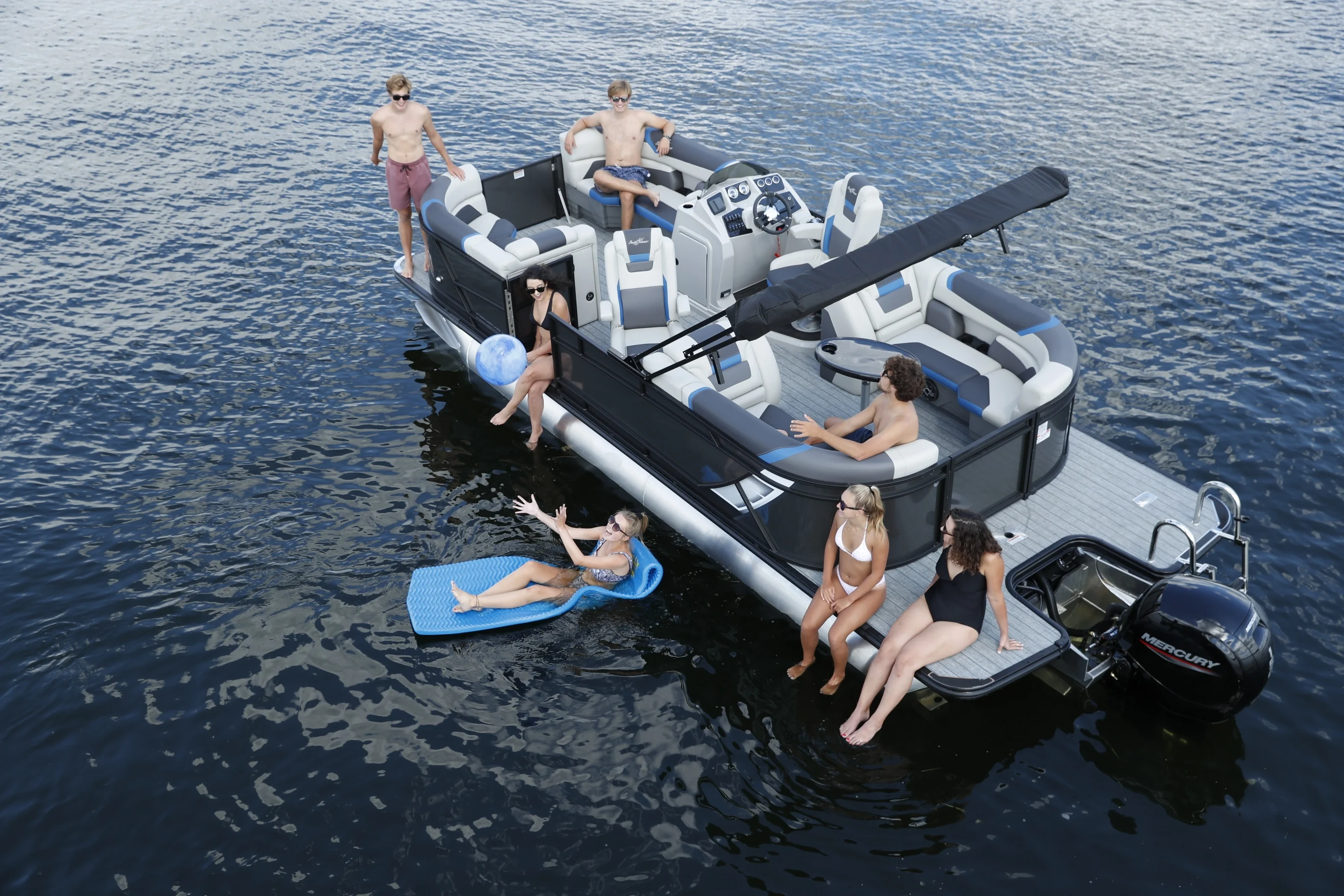 2023 Kinocean Luxury 18FT Party Fishing Pontoon Boat