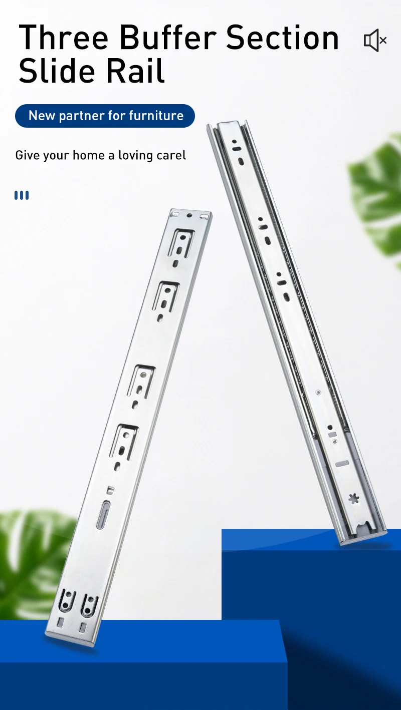 Cheap Full Extension Drawer Slide Rail Telescopic Heavy Duty Table Cold ...