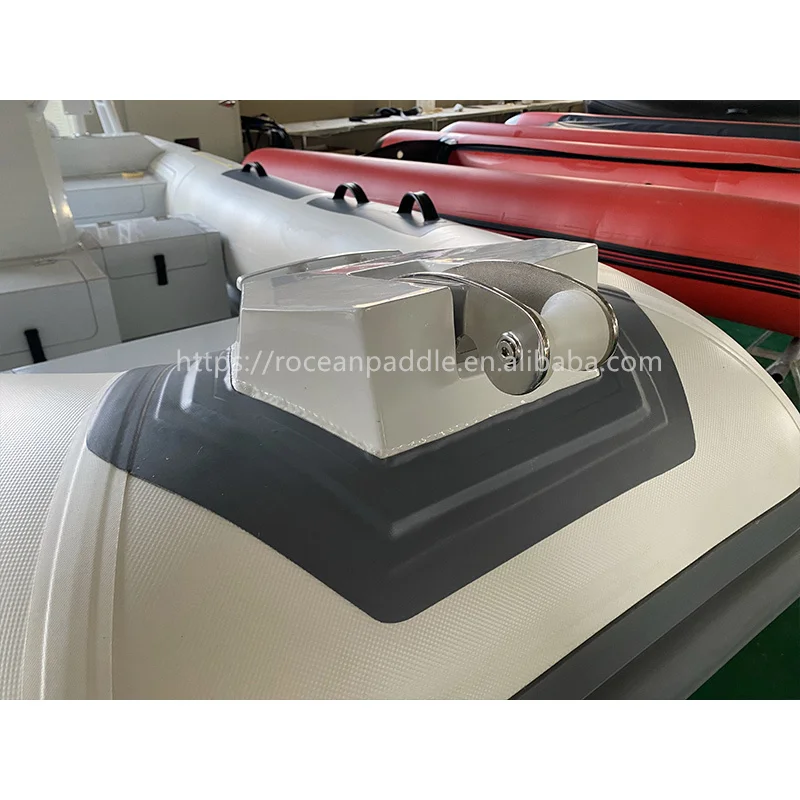 13ft 390cm Aluminum Hull RIB Rescue Boat PVC Hypalon Inflatable Rigid ...
