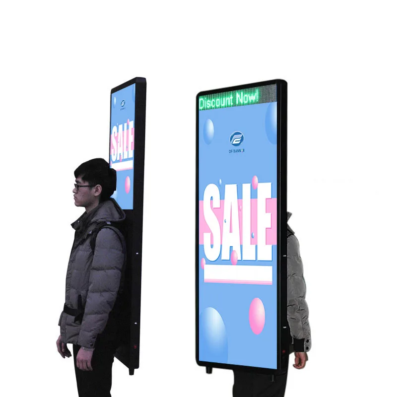 LED Backpack Billboards - Portable and Bright Advertising