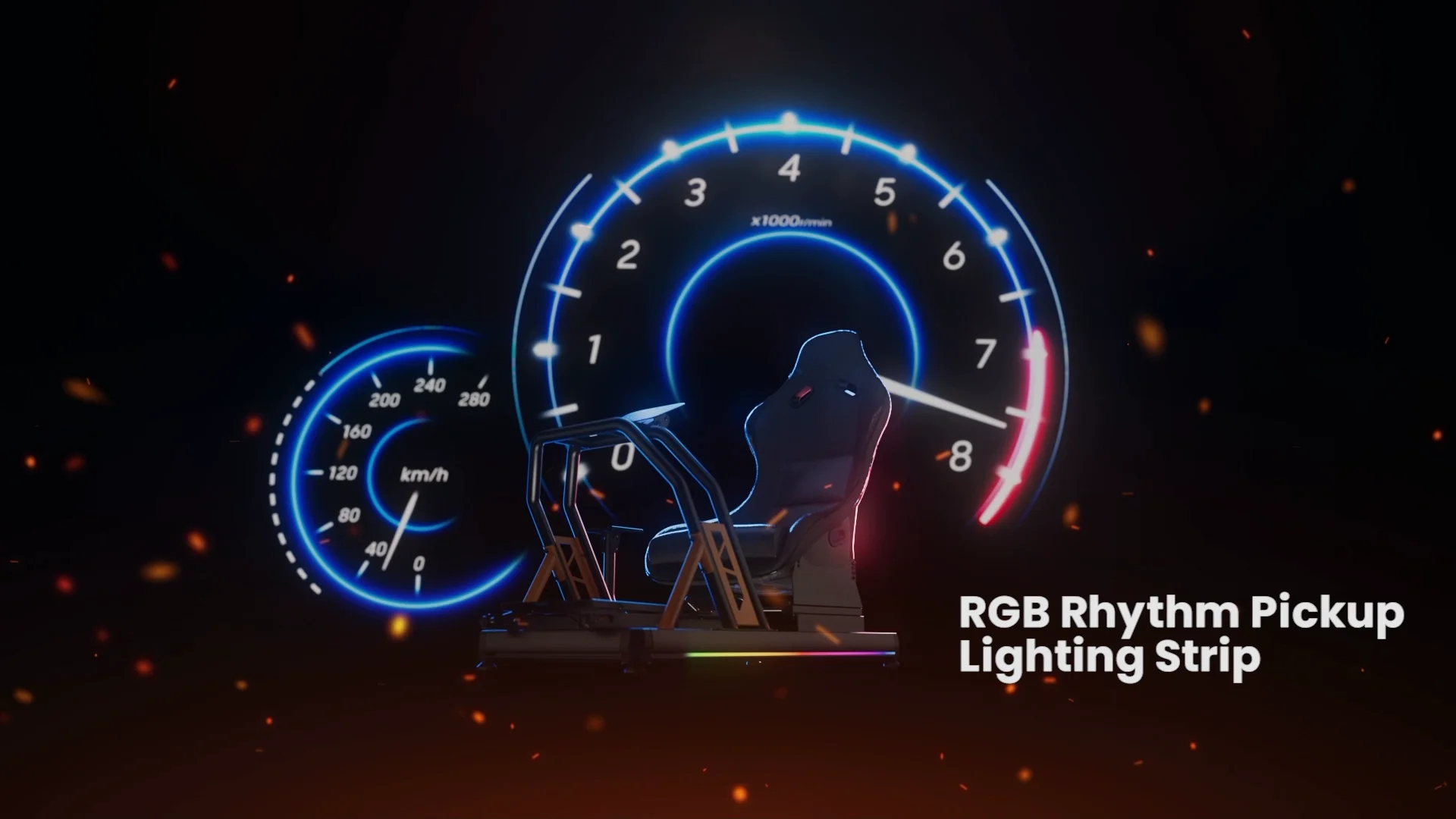 Lrs08-bs01 Aluminum Gaming Racing Sim Simulator Driving Cockpit Rig For ...