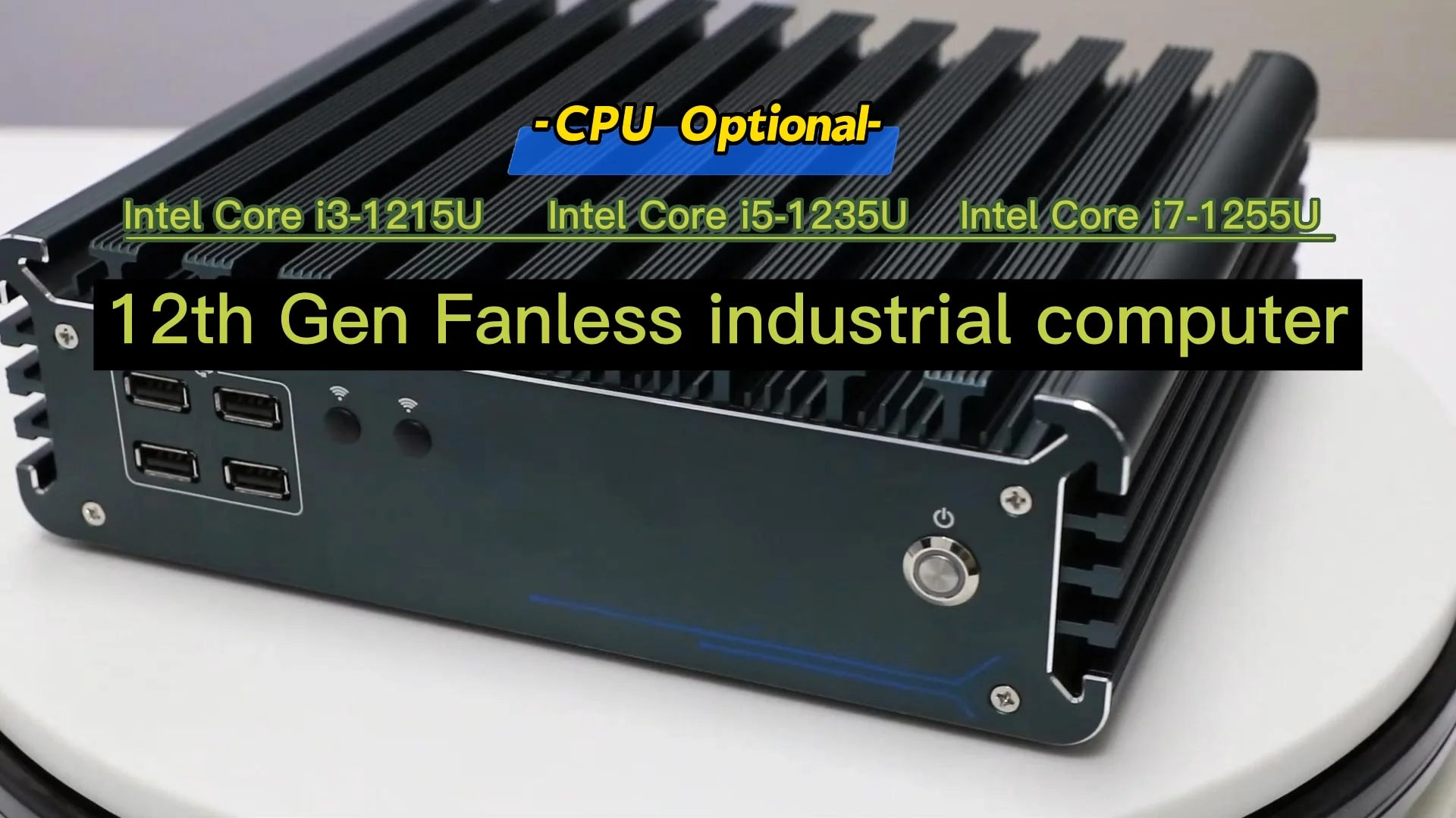 Ipc In-tel I5-1235u I7-1255u Low-power Embedded Computer 6 Rs232/ 8usb ...