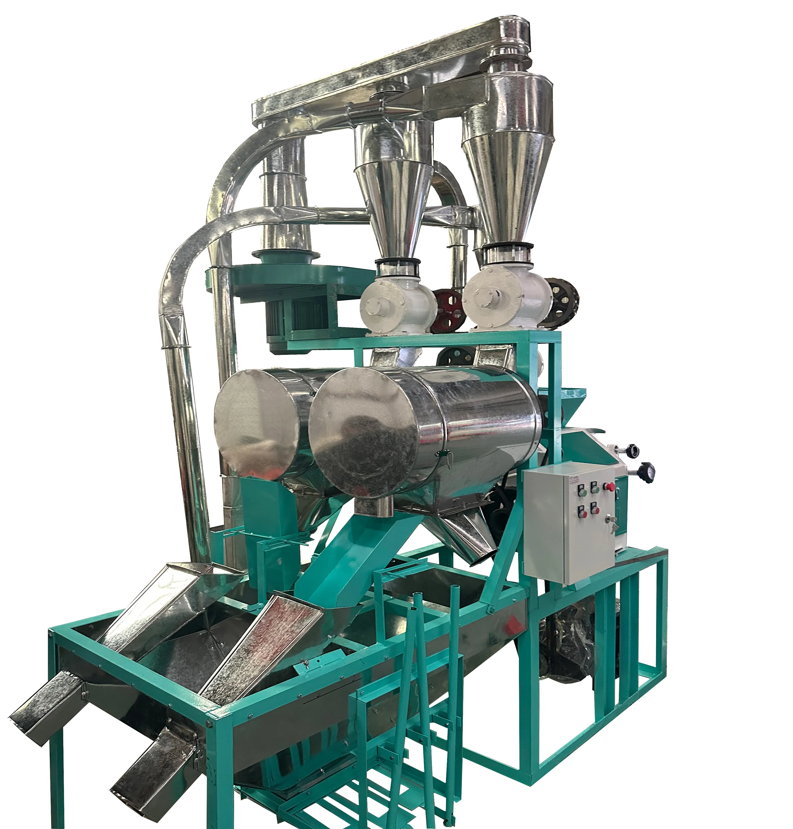 Rice and sorghum milling machine Automatic wheat corn milling machine ...