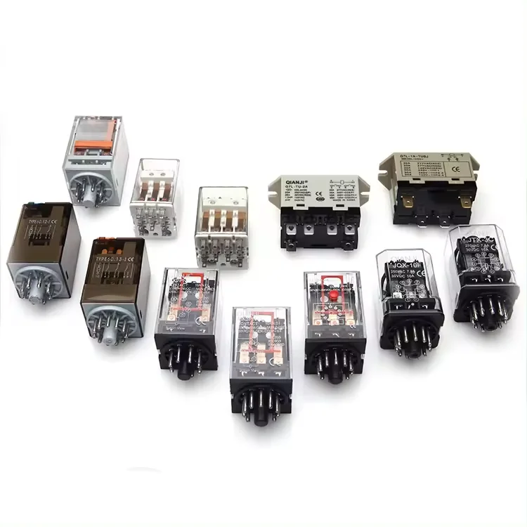 Qianji Normally Closed Solenoid 8 Pin Ac 220v Starter Relay General ...